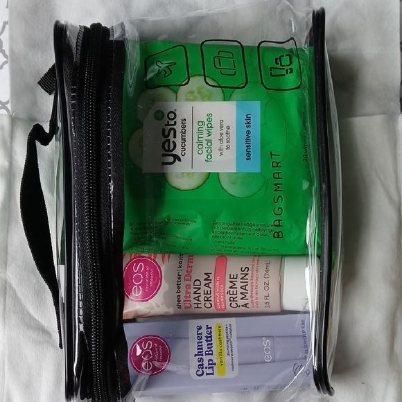 eos and yesto | Skincare | Yes To Facial Wipes And Eos Lip Care Set ...